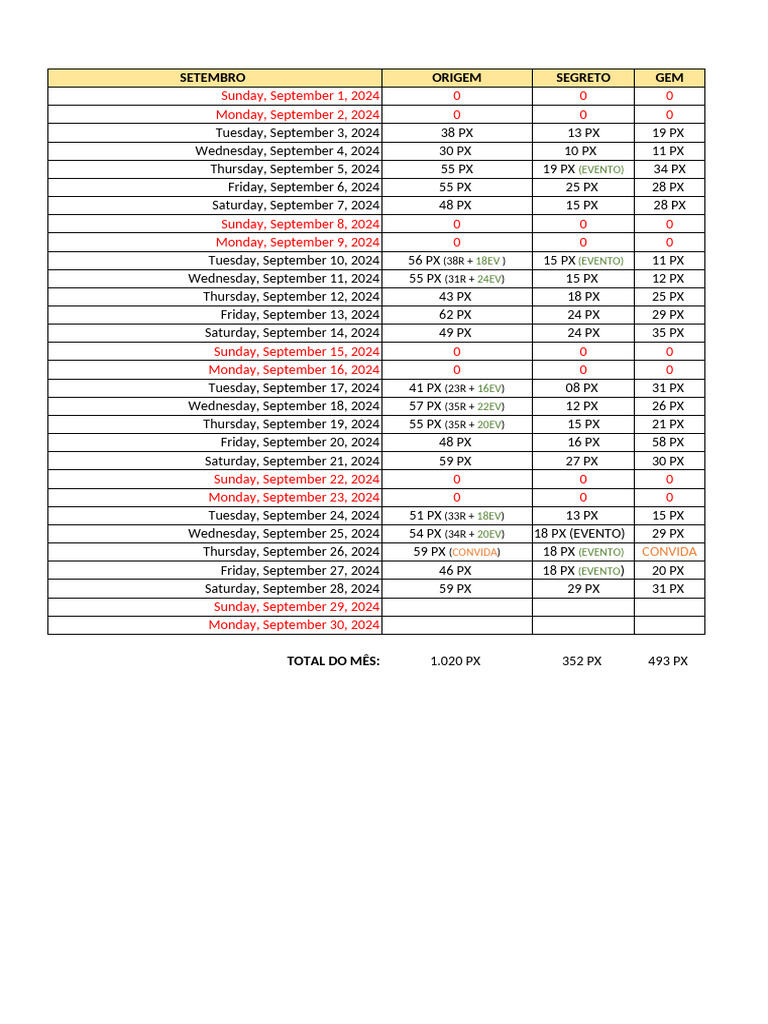 QT Pax Dia - Origem-Segreto-Gem | PDF
