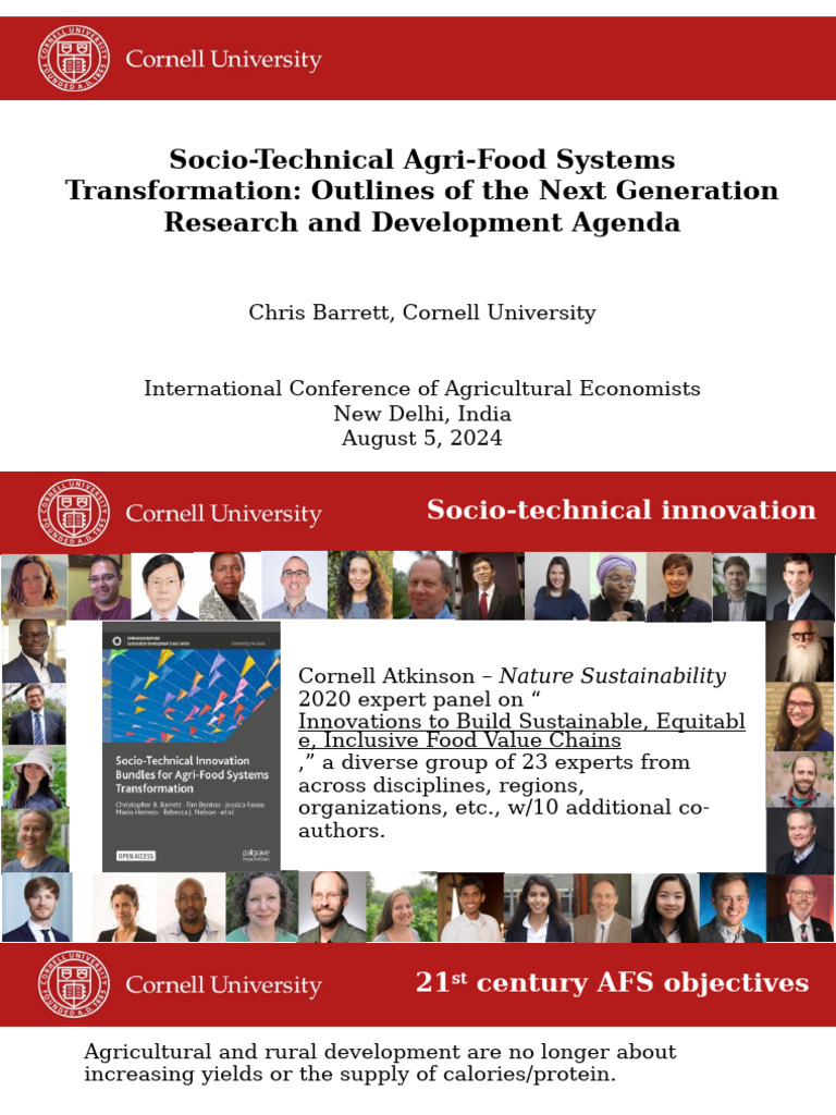 Snapp-Marenya Session Keynote ICAE 5 Aug 2024 | PDF | Innovation | Economies