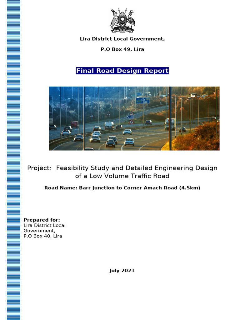 Barr Junction to Corner Amach Road Design | PDF | Topography | Road