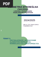 Proste Prostopadle W Przestrzeni | PDF
