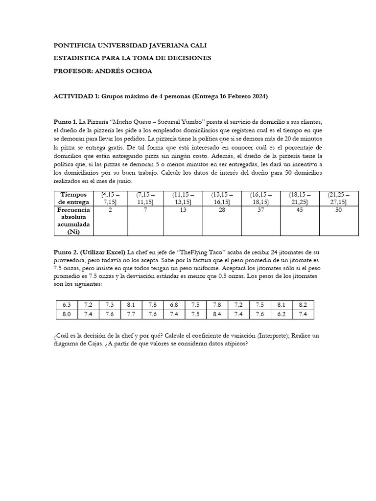 Practica 3 Excel - Entrega 5 Agosto | PDF