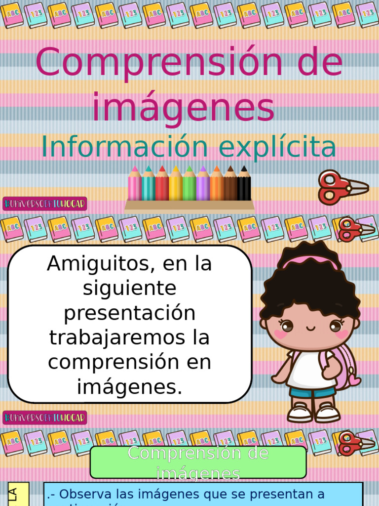 6.- UETH - Presentación - Comprensión de imágenes - Información ...
