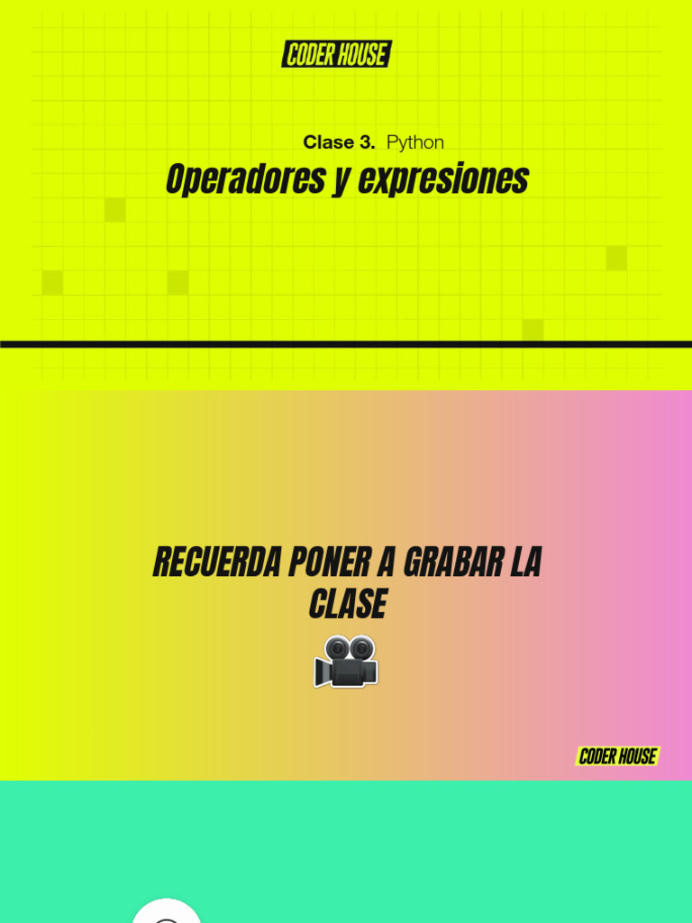 Clase 3 - Operadores y expresiones | PDF | Multiplicación | Álgebra de ...