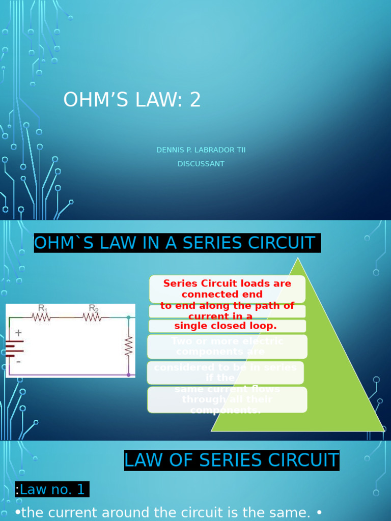 Ohm's Law 2 | PDF