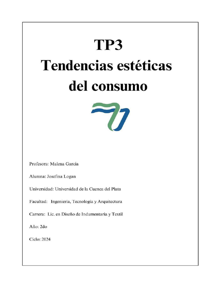 TP3 | PDF | Moda