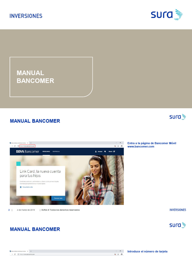 Manual Bancomer | PDF