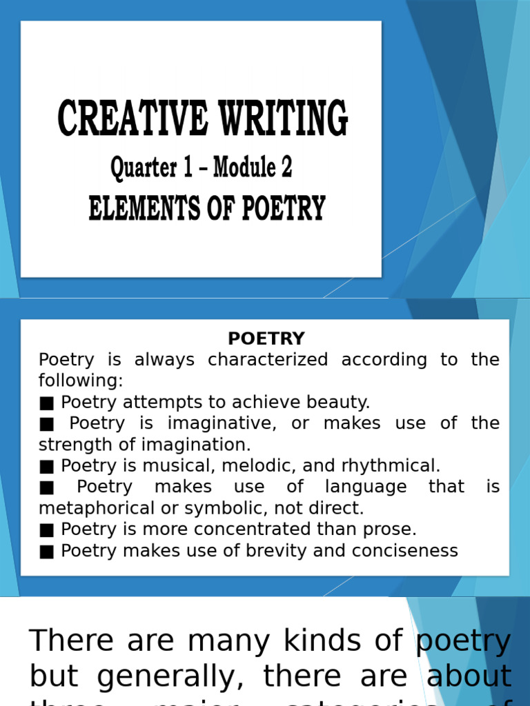 Understanding Poetry: Forms and Elements | PDF | Poetry | Rhyme