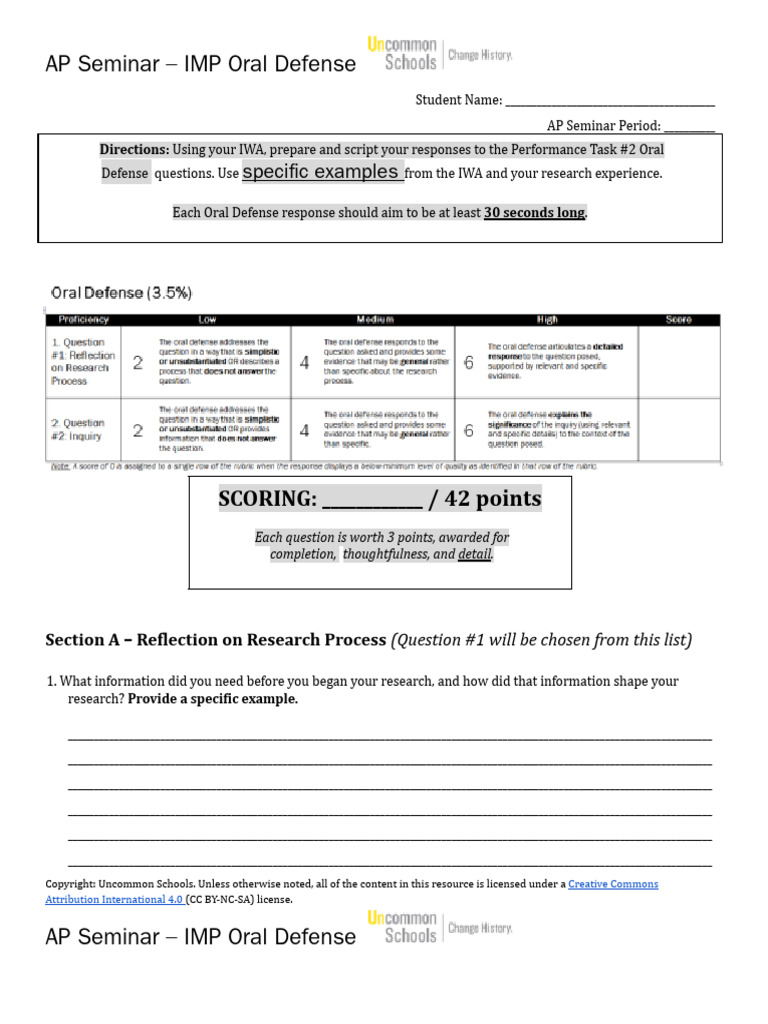 Agnes Loeser - APSeminar IMP - Oral - Defense - Questions | PDF ...