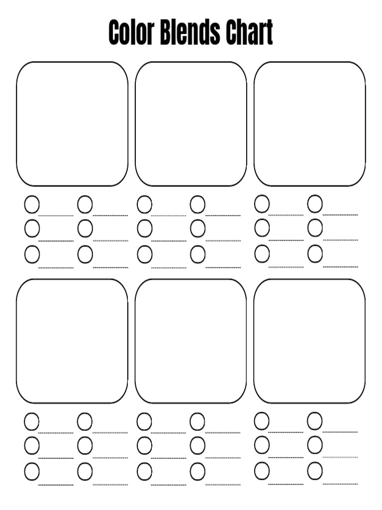 6 Color Pattern Chart | PDF