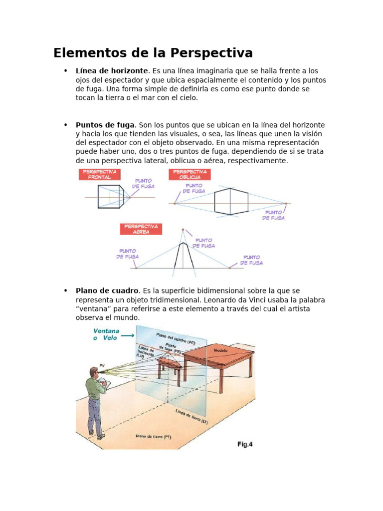 Elementos de La Perspectiva Rocio | PDF