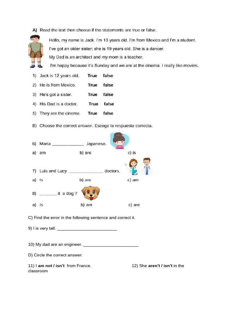Grammar Error Correction Exercises | PDF