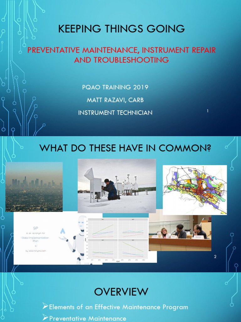 Preventative Maintenance Instrument Repair Troubleshooting | PDF ...