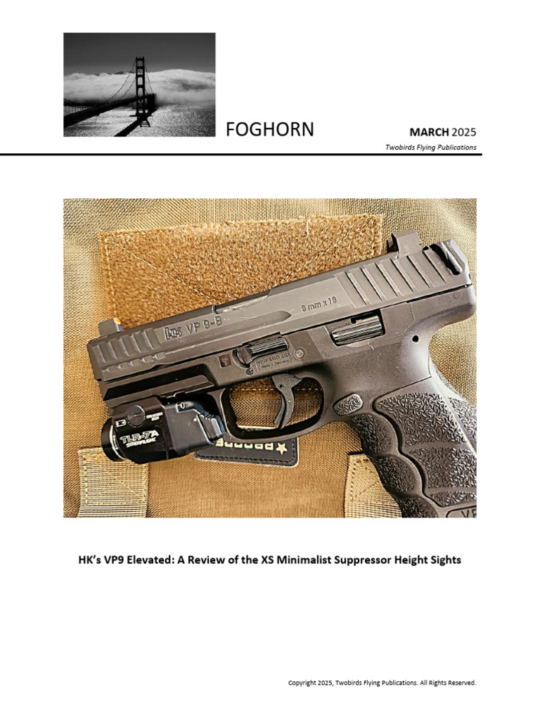XS Sights' Minimalist Suppressor Height Sights For The HK VP9 | PDF ...