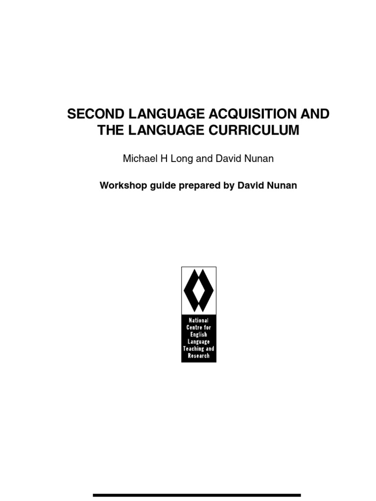 2nd Language Acquisition | PDF | Second Language Acquisition | Second ...