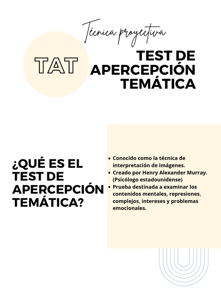 Test de Apercepción Temática | PDF | Sicología | Ciencias del ...
