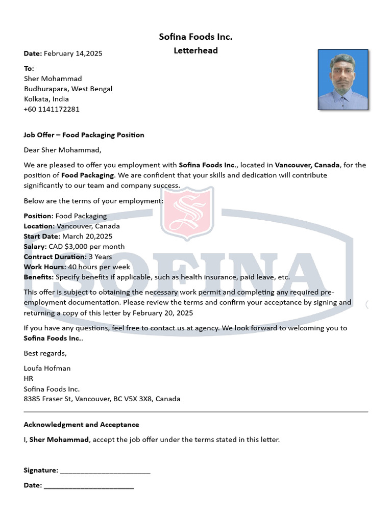 Sofina Foods Inc | PDF