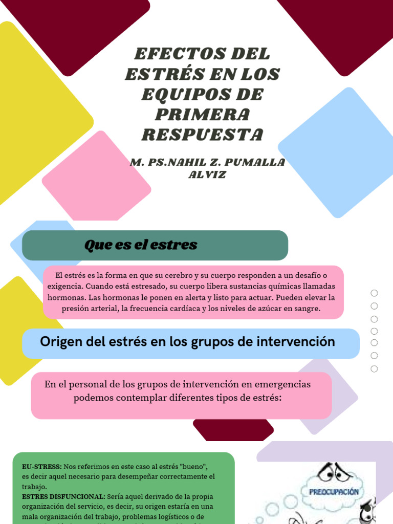 Efectos Del Estrés en Los Equipos de Primera Respuesta. | PDF | Estrés ...