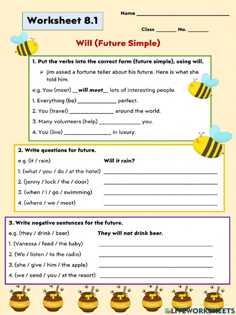 Will Worksheet 4 | PDF