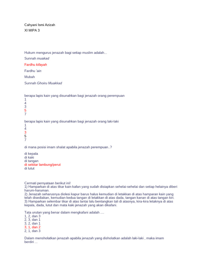 soal kelas XI smstr genap | PDF