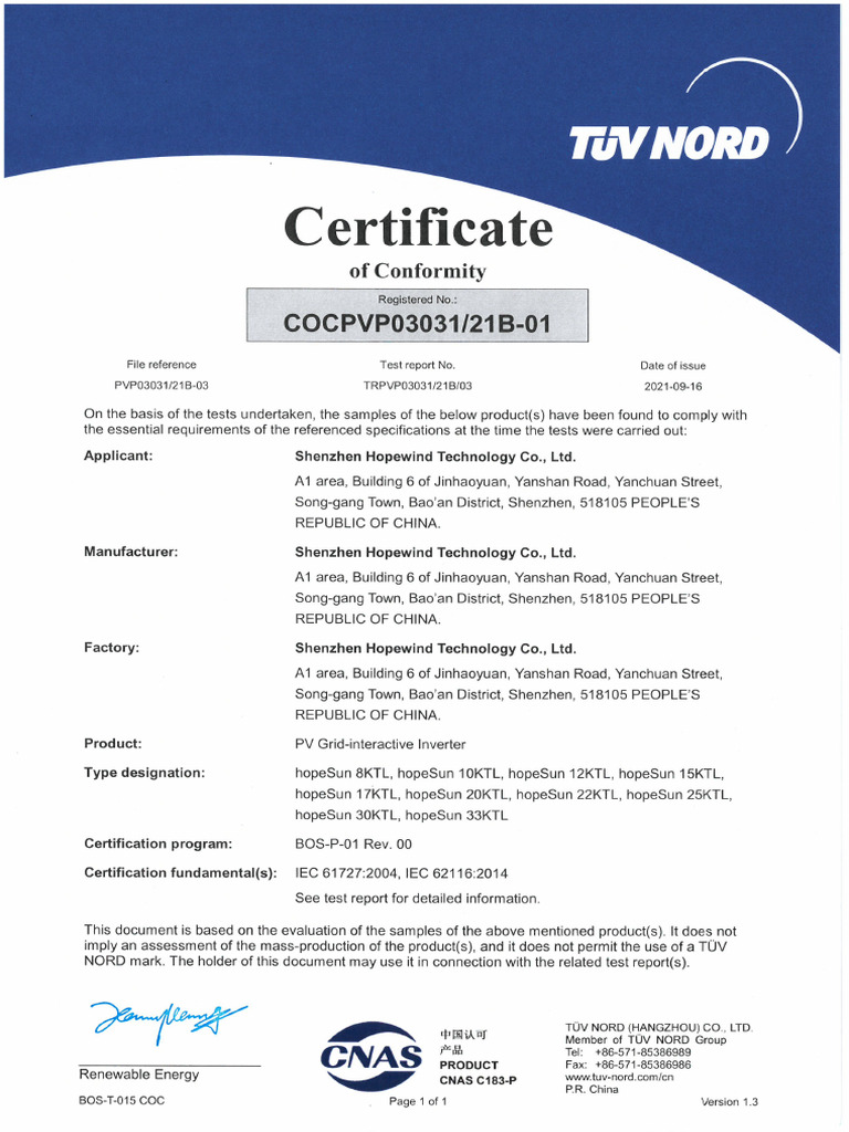 Hopewind 8K-33K | PDF
