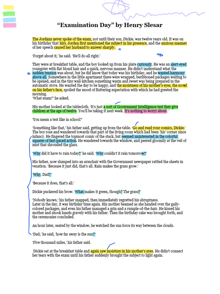 Examination Day by Henry Slesar | PDF