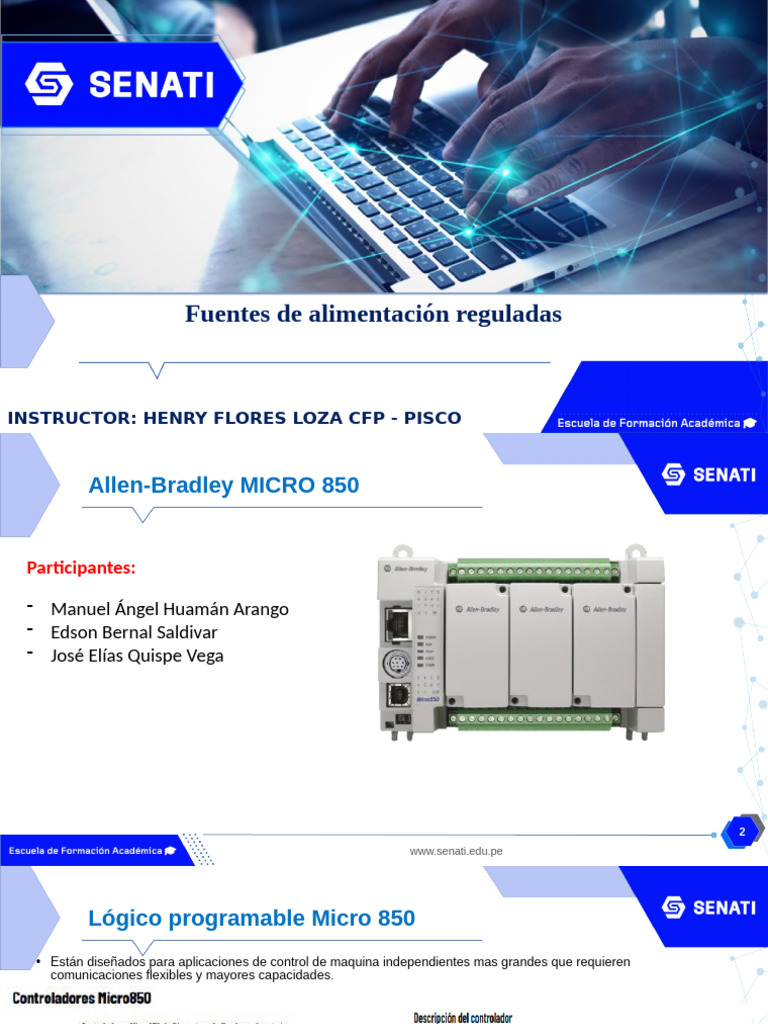 Allen-bradley Micro 850 ( Senati )-1 | PDF | Ingeniería mecánica