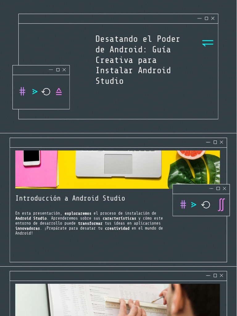 Slidesgo Desatando El Poder de Android Guia Creativa para Instalar Android Studio ...