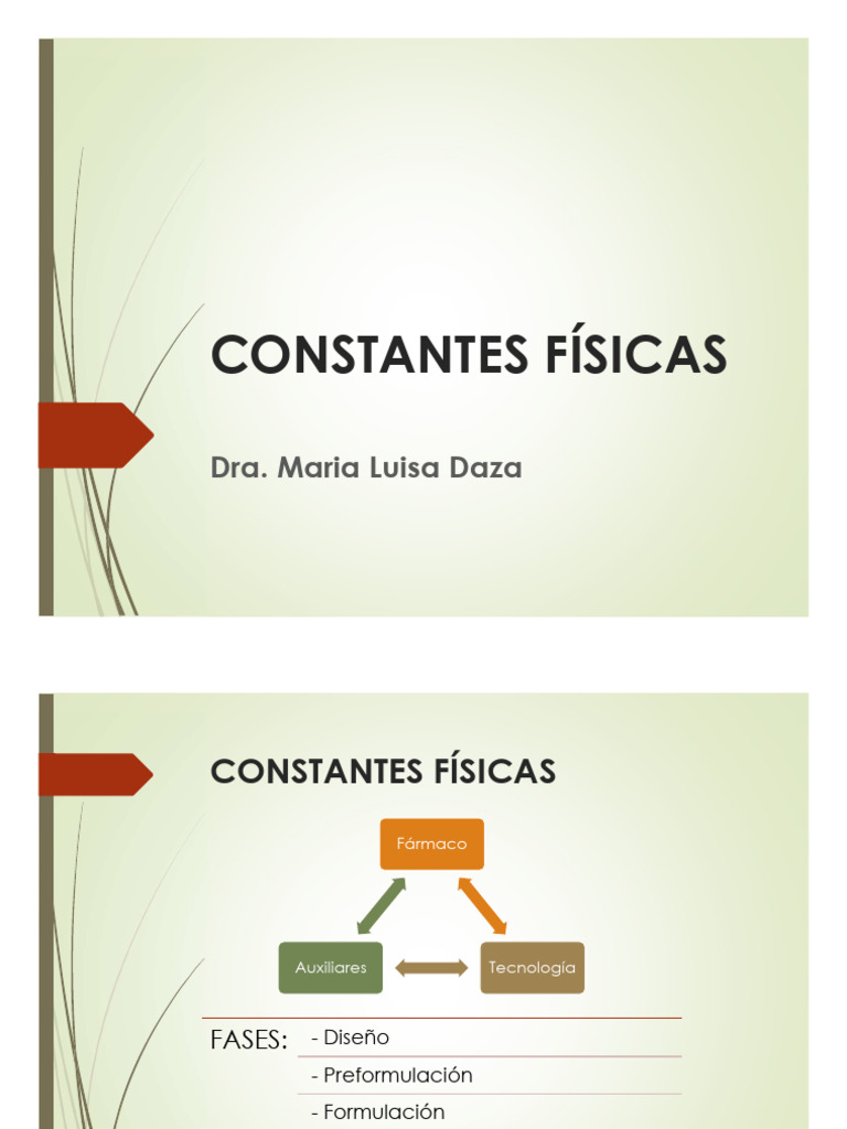 Constantes Fisicas | PDF | Análisis térmico | Calorimetría diferencial ...
