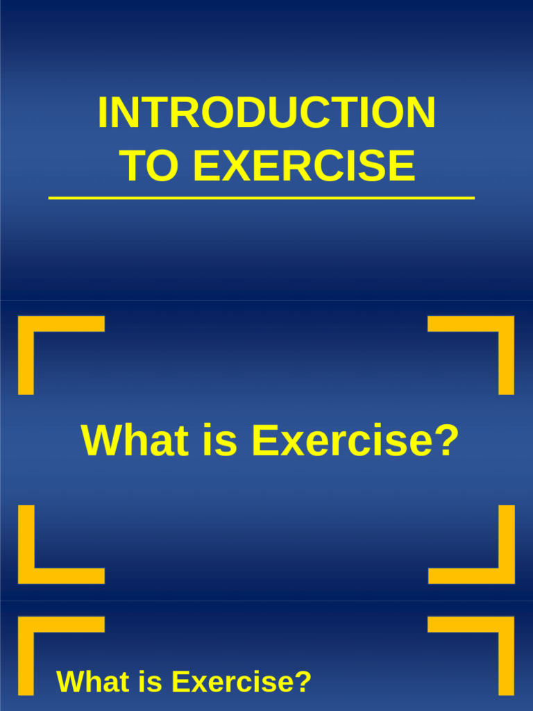 PATHFIT 2 Introduction To Exercise 1 | PDF | Weight Loss | Strength ...