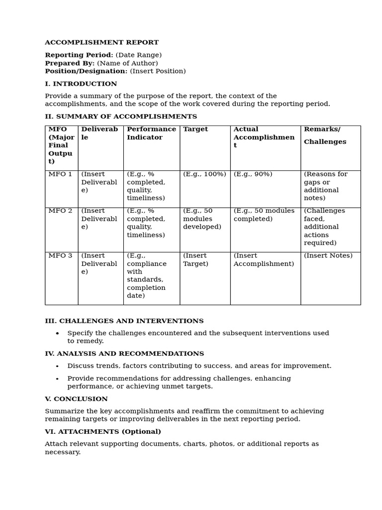 ACCOMPLISHMENT-REPORT | PDF