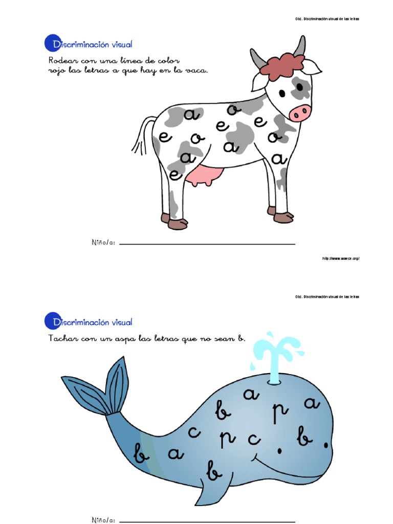 Discriminacion Visual | PDF