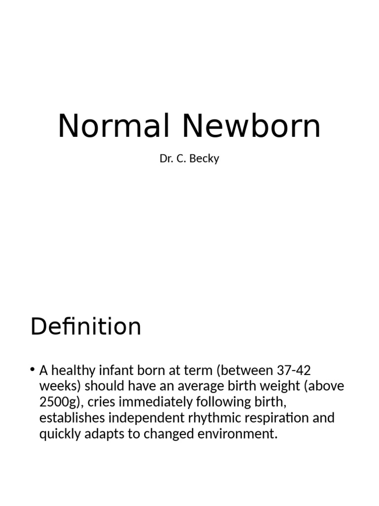 Normal Newborn-WPS Office | PDF
