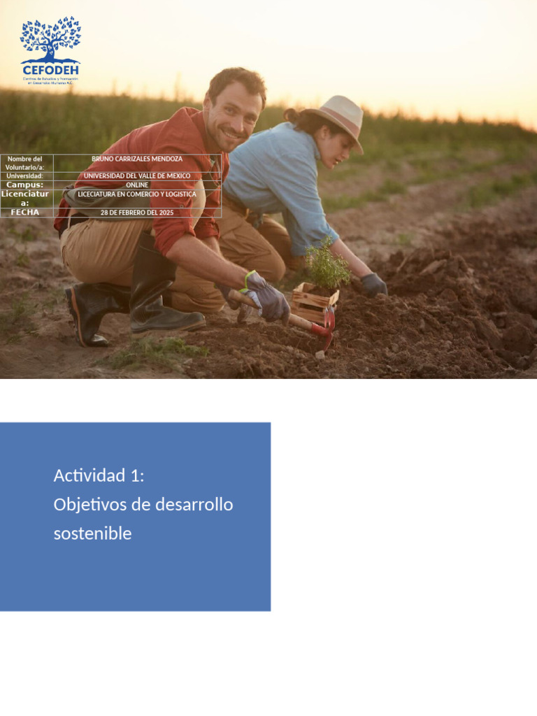 Actividad 1 ODS | PDF | Agua | Igualdad de género