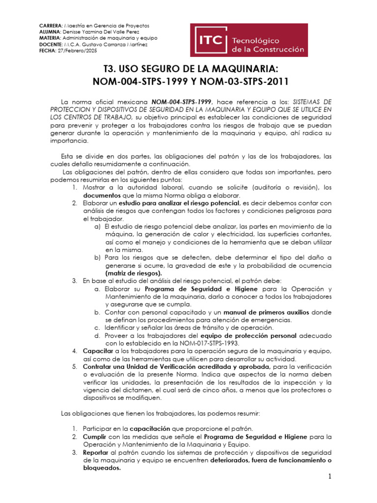 NOM-004_NOM-031_ | PDF | Riesgo