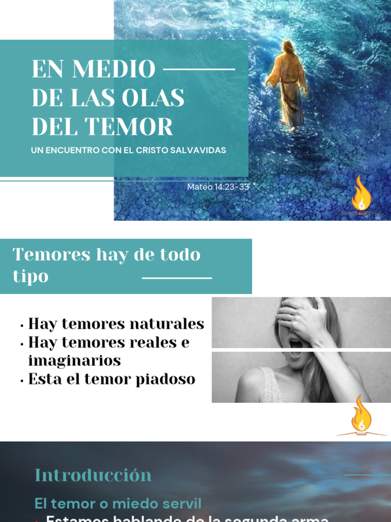 Vence el temor con Cristo: 4 lecciones | PDF | Cristo (título ...