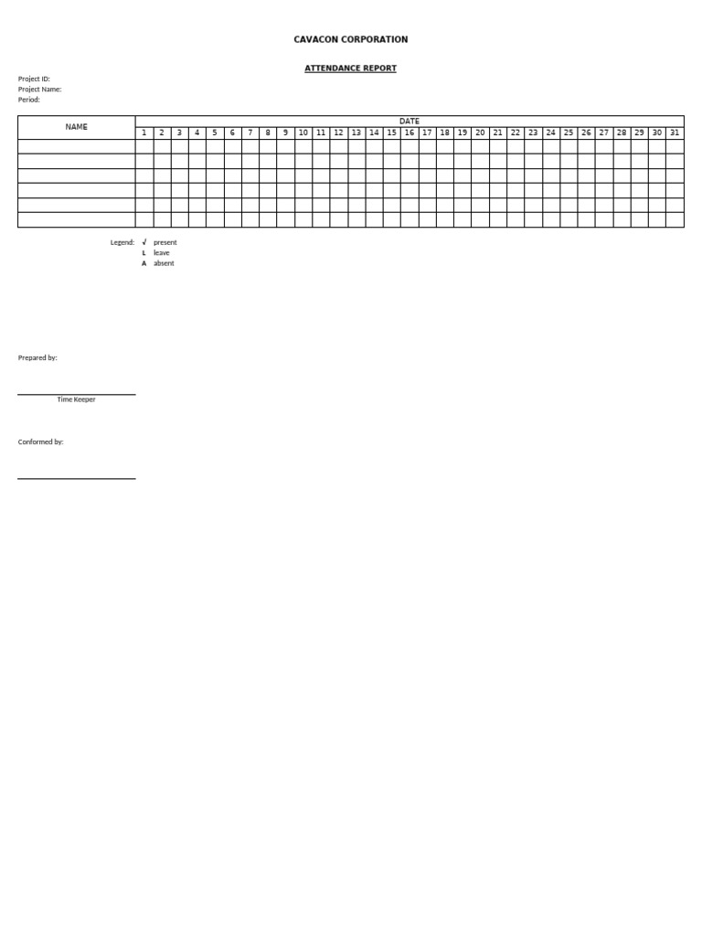 Attendance Sheet & Ot Form | PDF | Private Law | Employee Relations