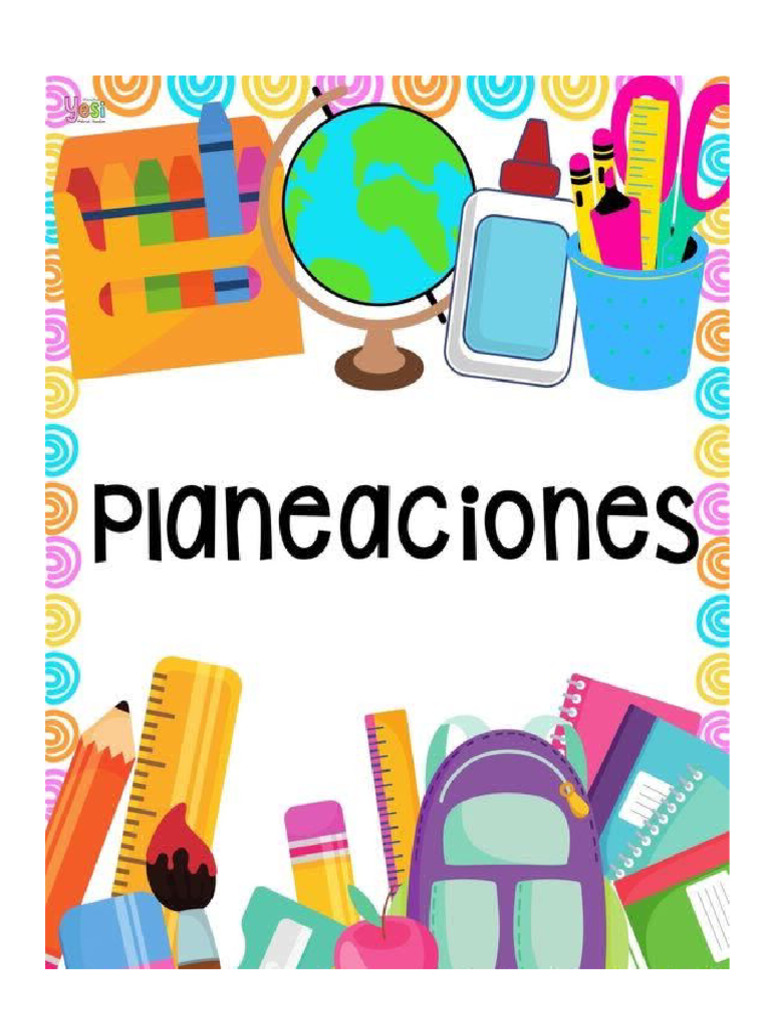 PORTADAS PLANEACION 1RO | PDF