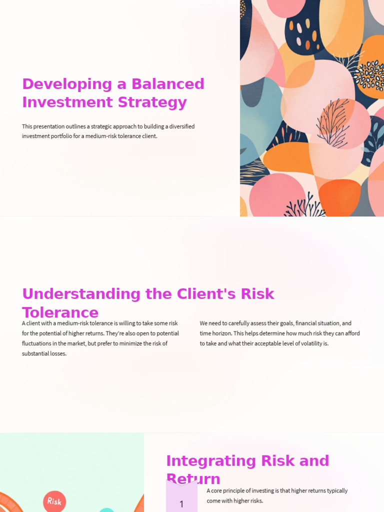 Developing A Balanced Investment Strategy | PDF | Diversification (Finance) | Risk