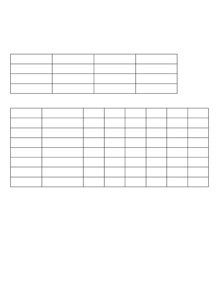 Daily Workout With Weekdays | PDF