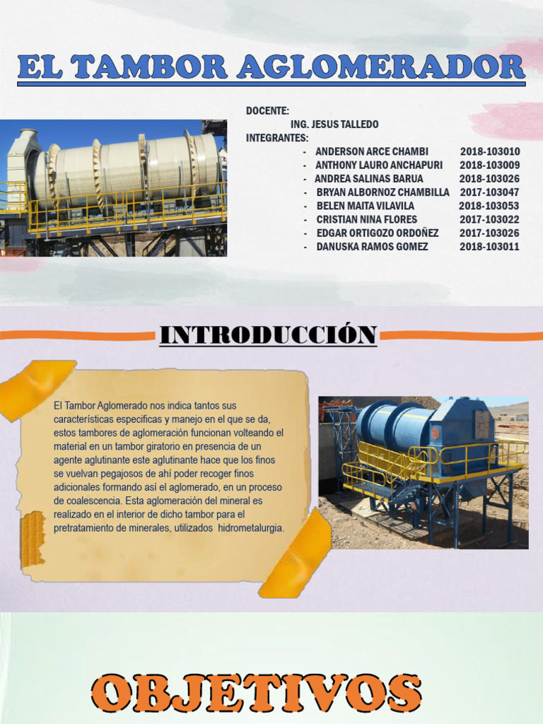 Tambor Aglomerador | PDF | Engranaje | Materiales