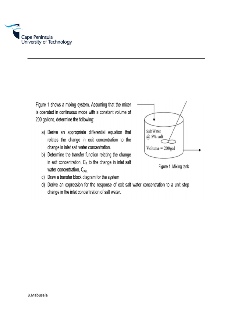 PCI360S-Process Control and Instrumentation - Tutorial 1 | PDF