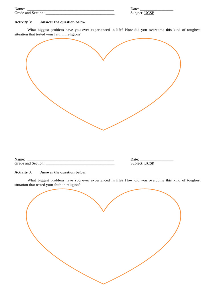 Lesson 3-UCSP Activity 3 | PDF