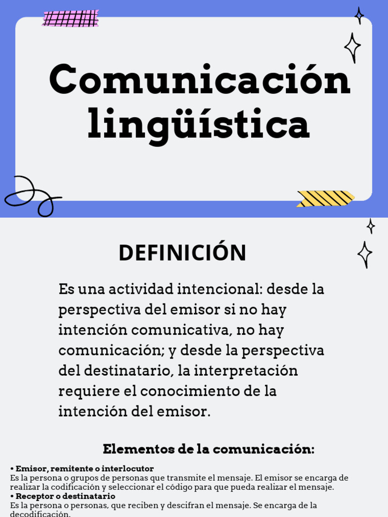 Comunicación Linguistica | PDF | Comunicación | Lingüística