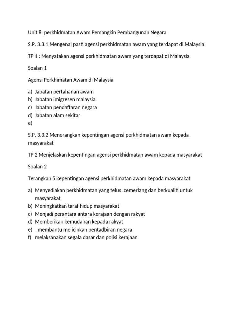 Unit 8 PM Tingk 2 | PDF