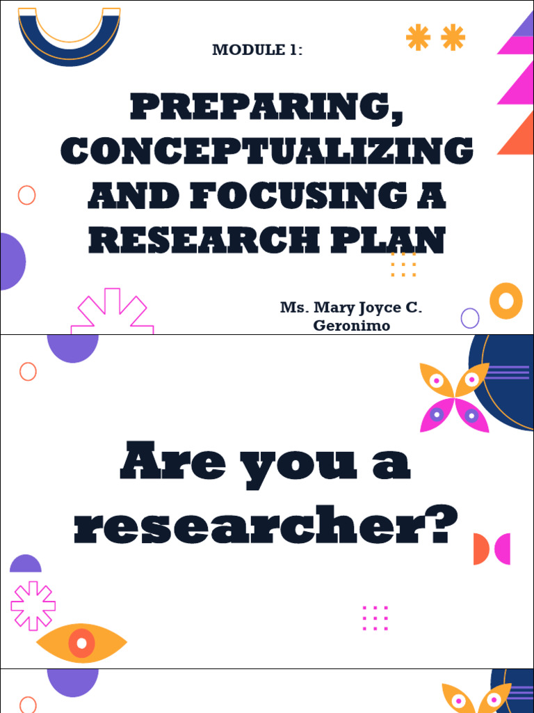 Research Plan Preparation Guide | PDF | Cognitive Science | Methodology