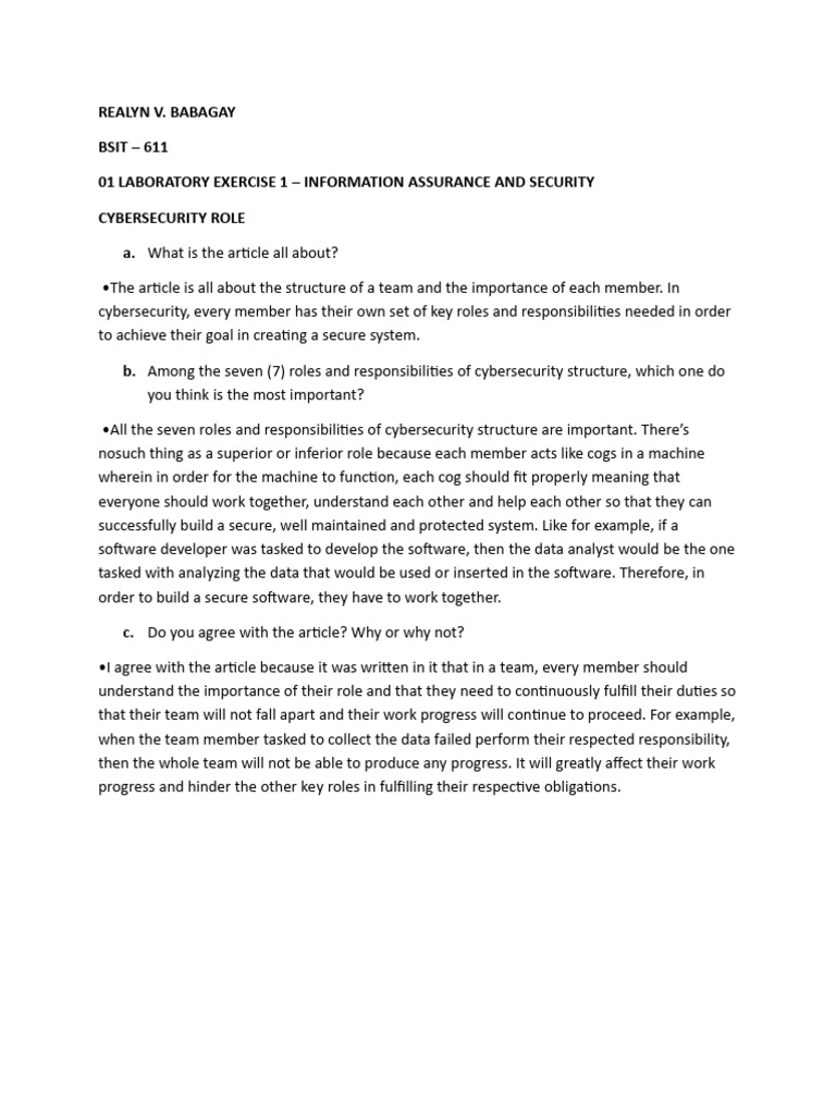 Babagay 01labexercise1 - IAS | PDF