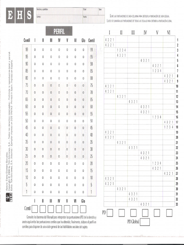 EHS Hoja Correccion | PDF