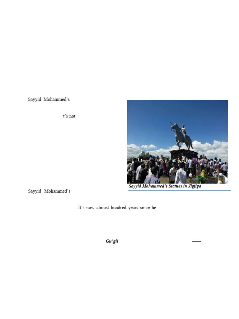 Sayyid Mohammed Abdulle Hassan's Poetry | PDF | Poetry