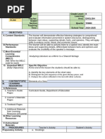 Detailed Lesson Plan in English (Elements of A Short Story) | PDF ...
