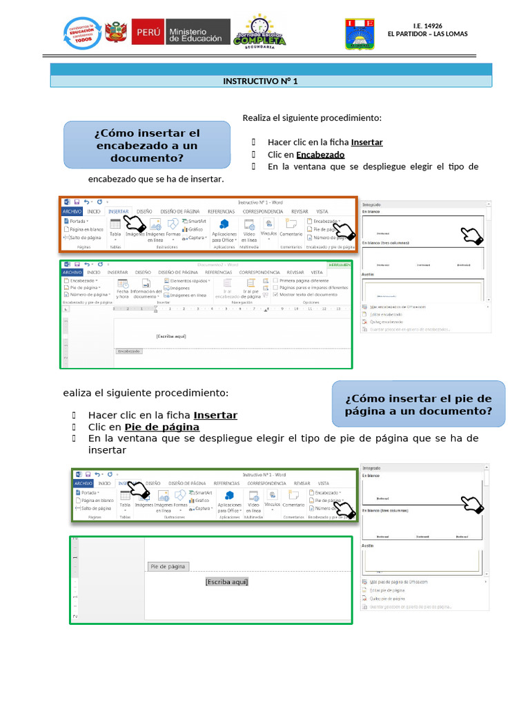 Ept1-U1-S2-Instructivo 1 | PDF